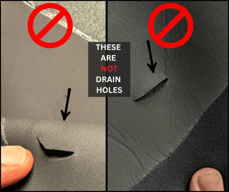 What the Heck is a Drain Hole? - Wetsuit Wearhouse Blog