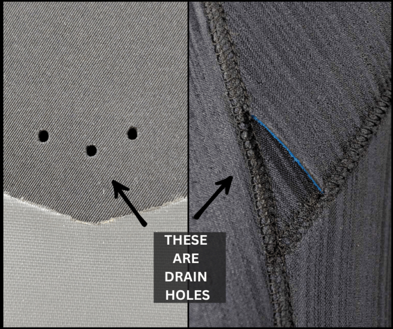 What the Heck is a Drain Hole? - Wetsuit Wearhouse Blog